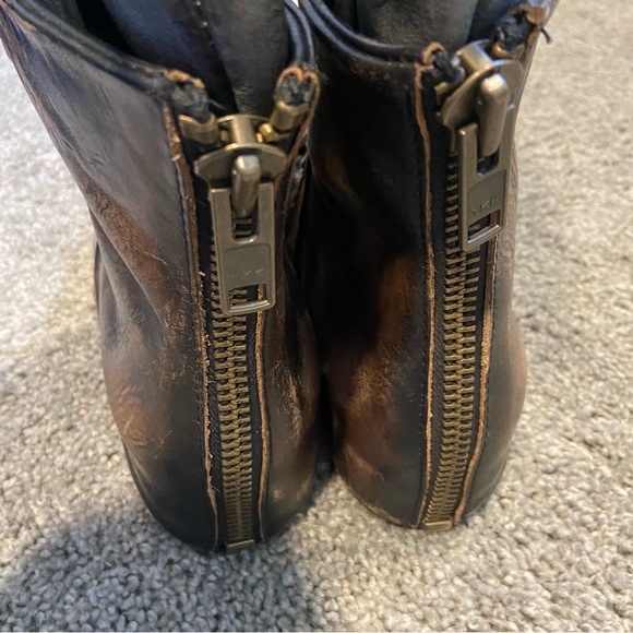 Freebird by Steven | Shoes | Freebird By Steven Ravi Strappy Leather Boots In Ice Size 9 | Poshmark